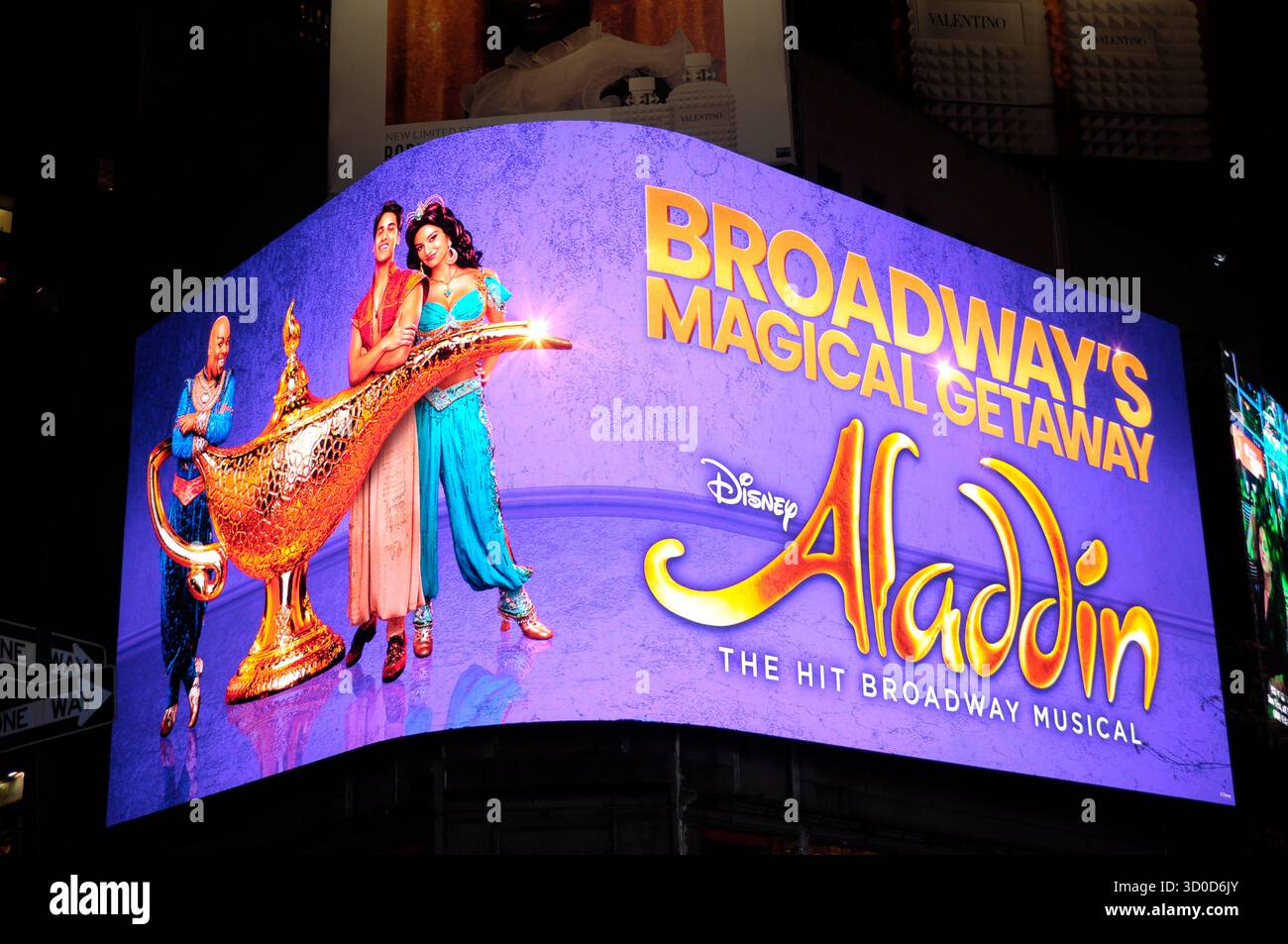 New York, United States. 22nd Oct, 2025. A billboard advertising the ...
