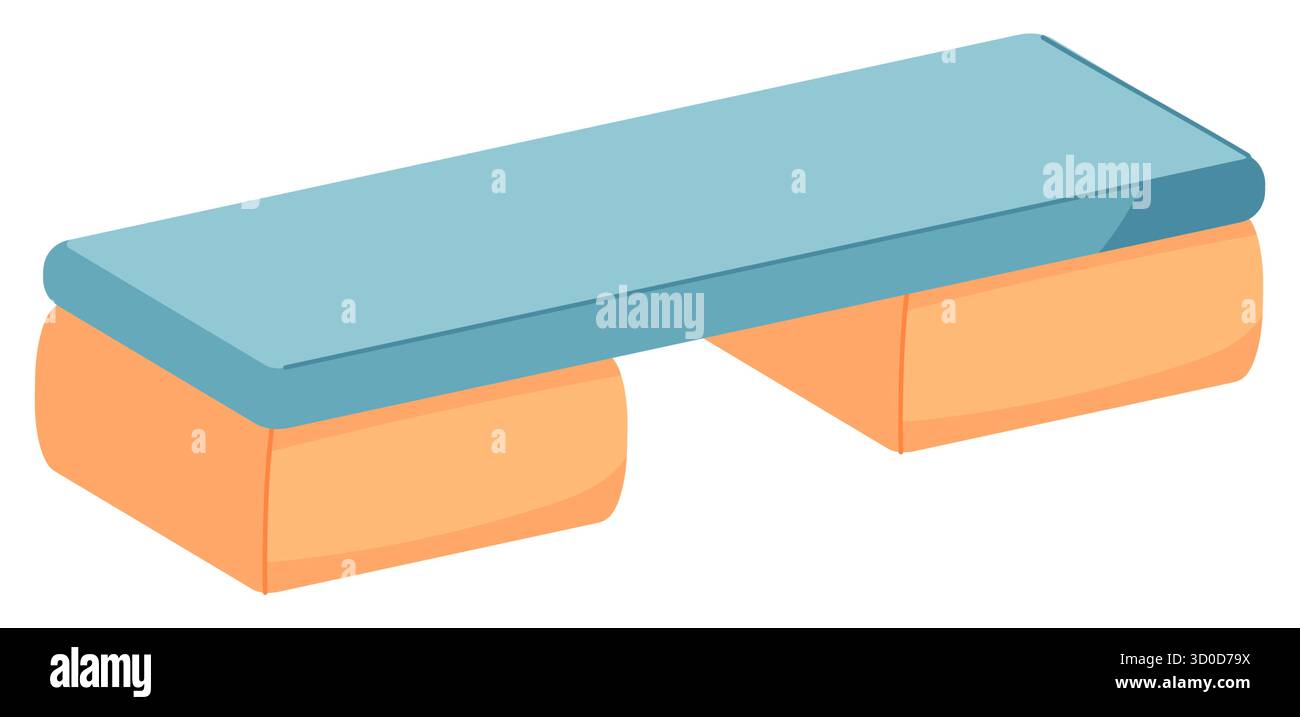 Fitness step platform Stock Vector Images - Alamy