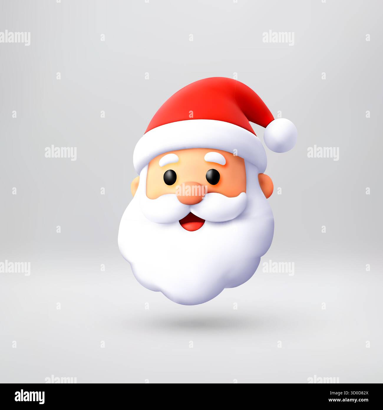 Funny 3d cartoon santa Stock Vector Images - Alamy