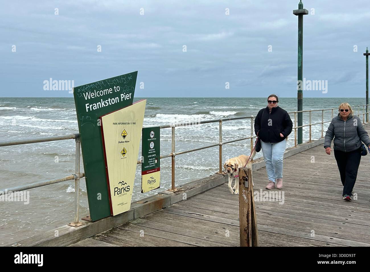 People walk on Frankston Pier in Melbourne, Australia, on Thursday, Oct ...