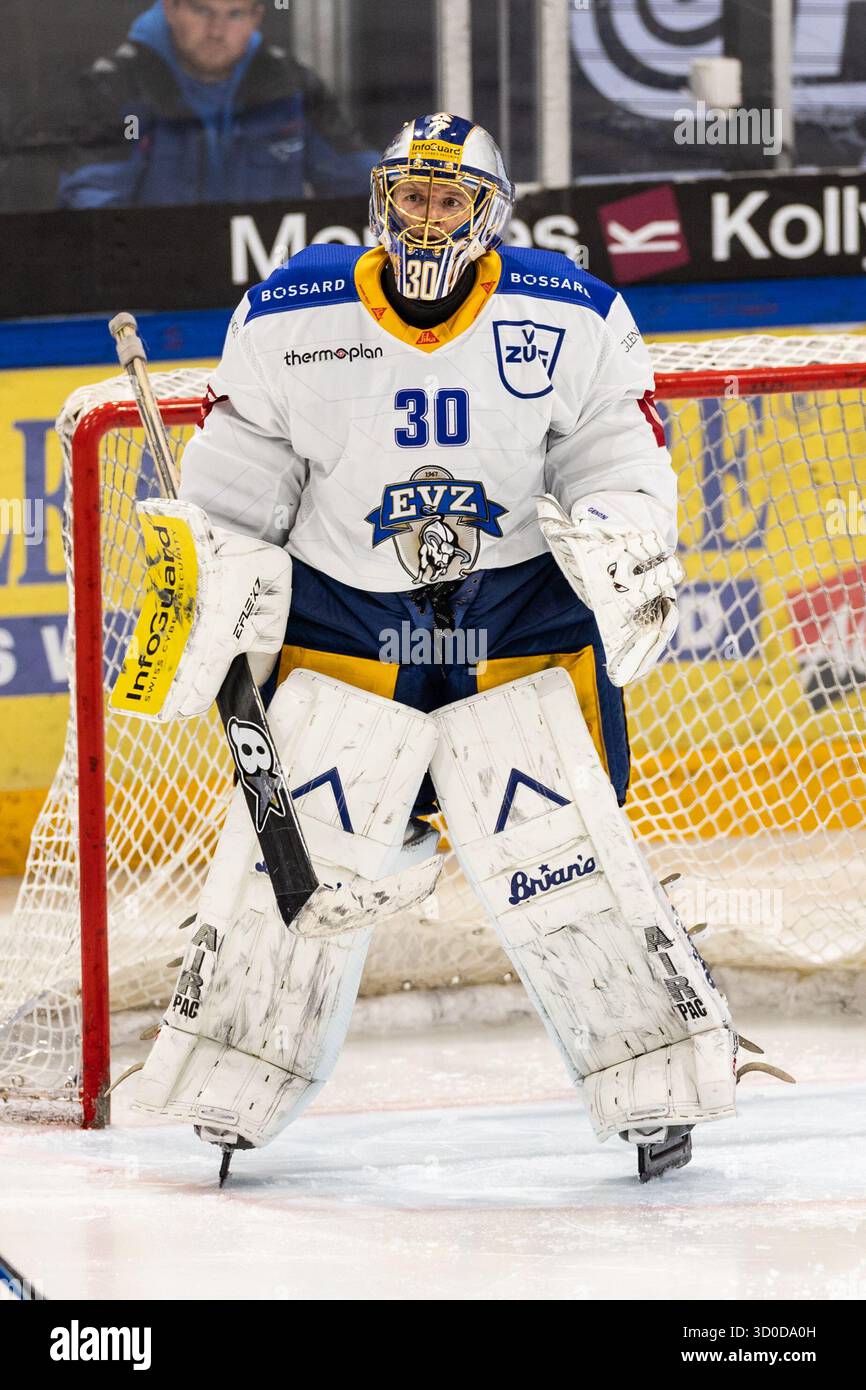 21/10/2025, Fribourg, BCF Arena, NL: Fribourg-Gottéron - EV Zug, #30 ...