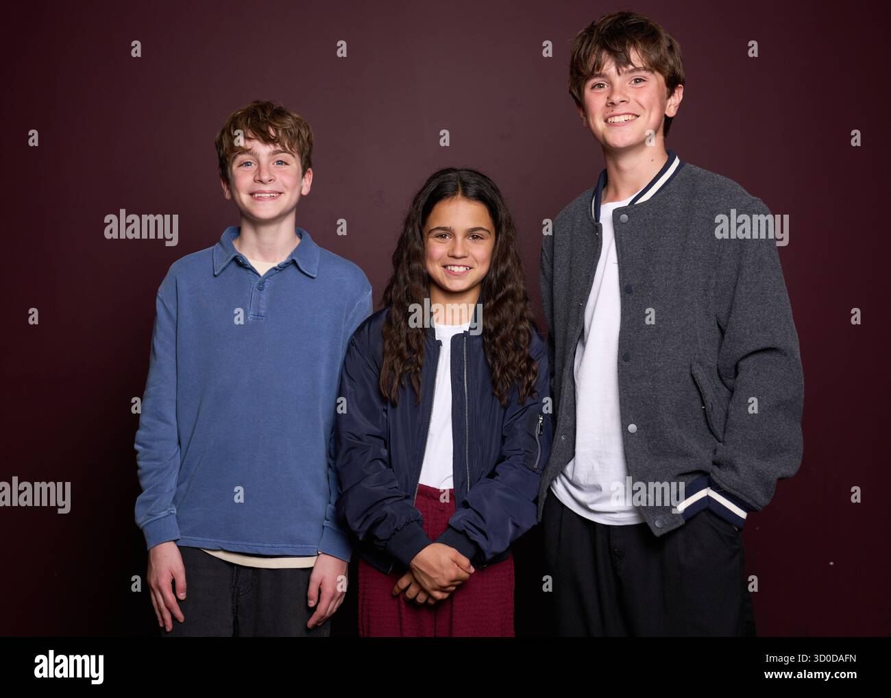 Max Lester, from left, Arabella Stanton and Frankie Treadaway pose for ...