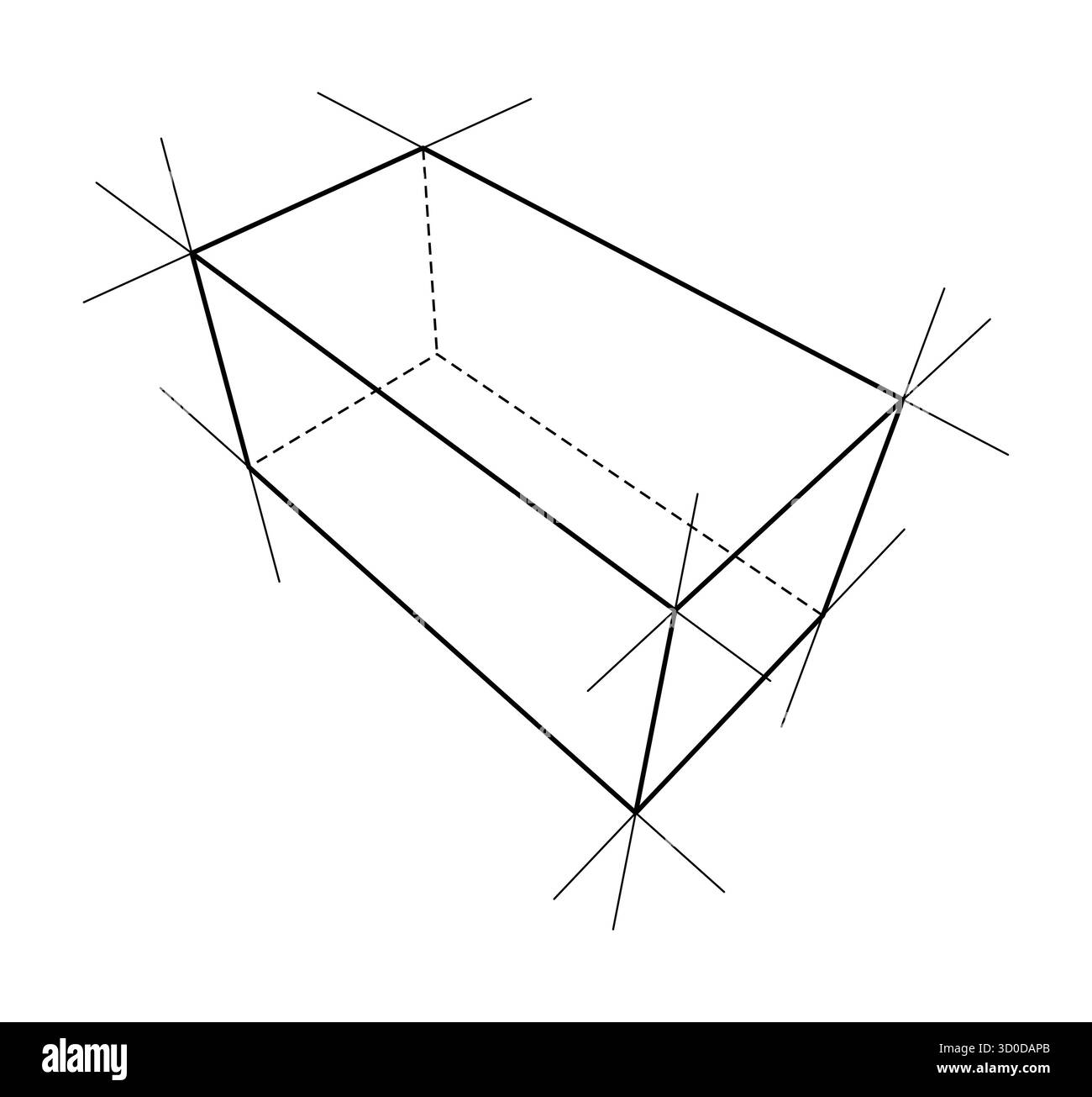 Perspective illusion box Stock Vector Images - Alamy