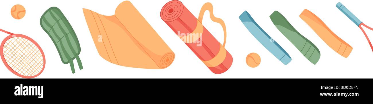 Colorful seamless yoga mat Stock Vector Images - Alamy