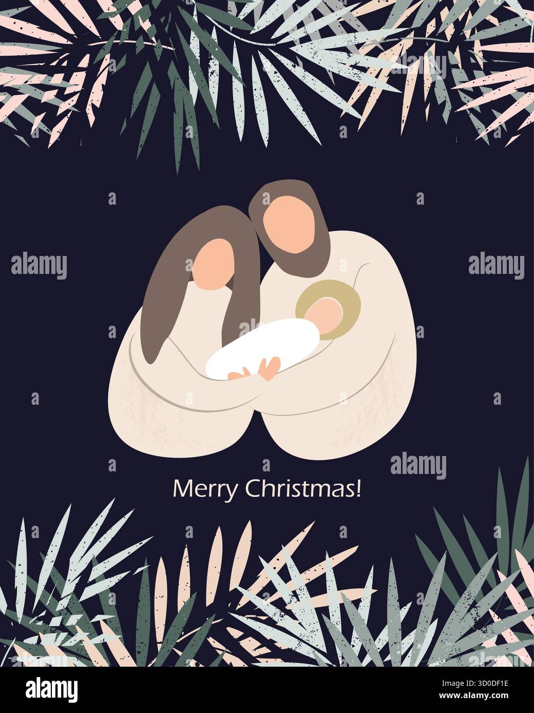Mary joseph jesus cartoon hi-res stock photography and images - Alamy