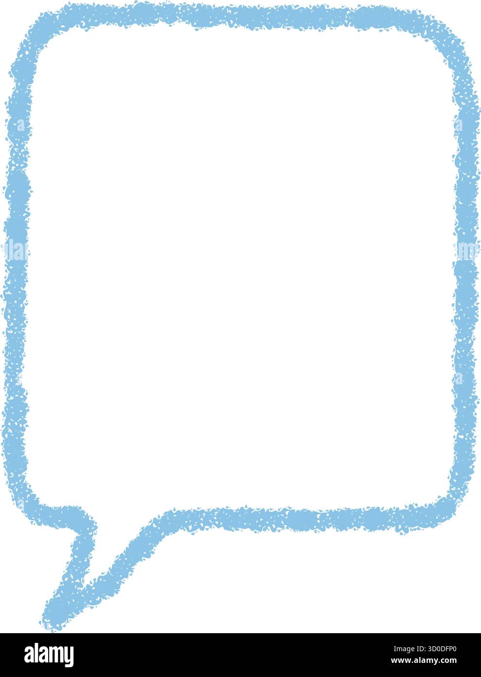 Hand Drawn Chalk Speech Balloon Icon Stock Vector Image & Art - Alamy