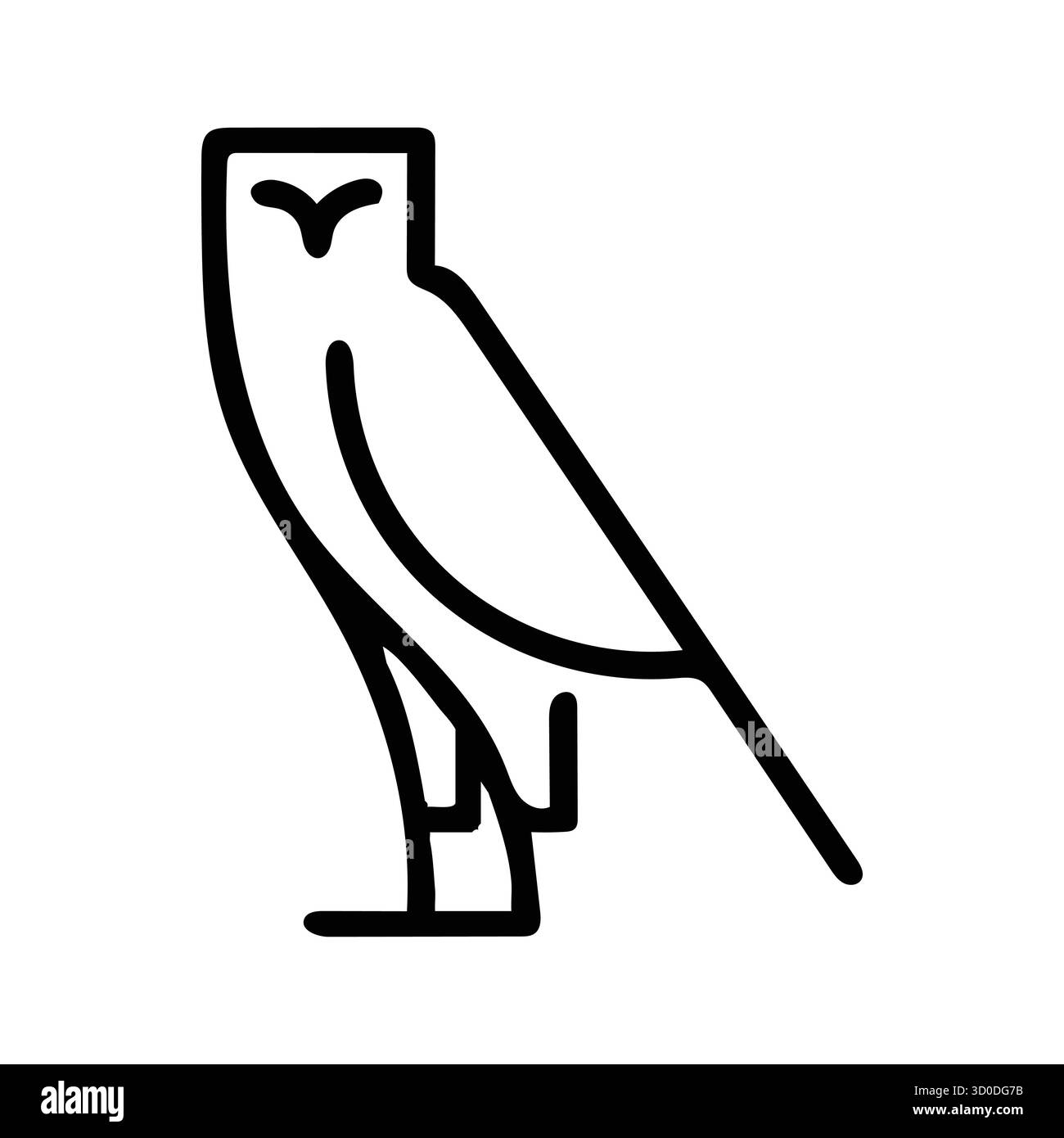 Black falcon icon Stock Vector Images - Alamy