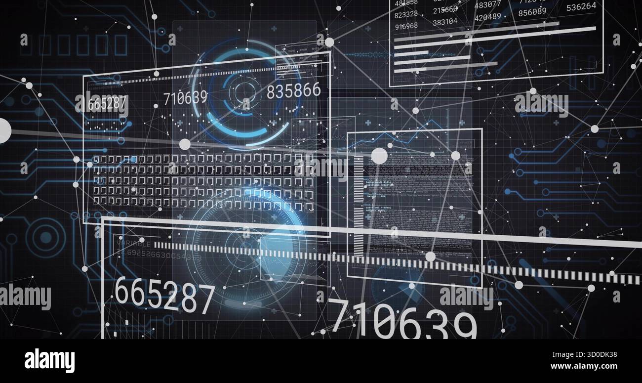 Displaying floating digital panels hi-res stock photography and images - Alamy