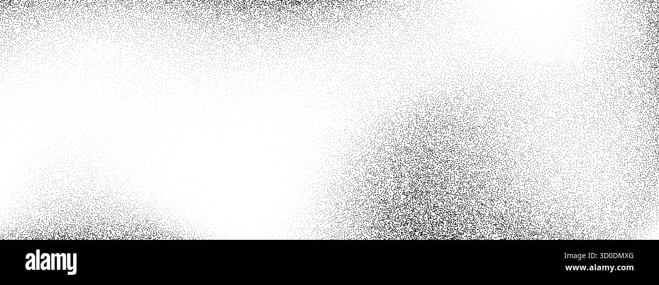 Noisy grain texture. Fading dotted gradient background. Stippled grainy ...
