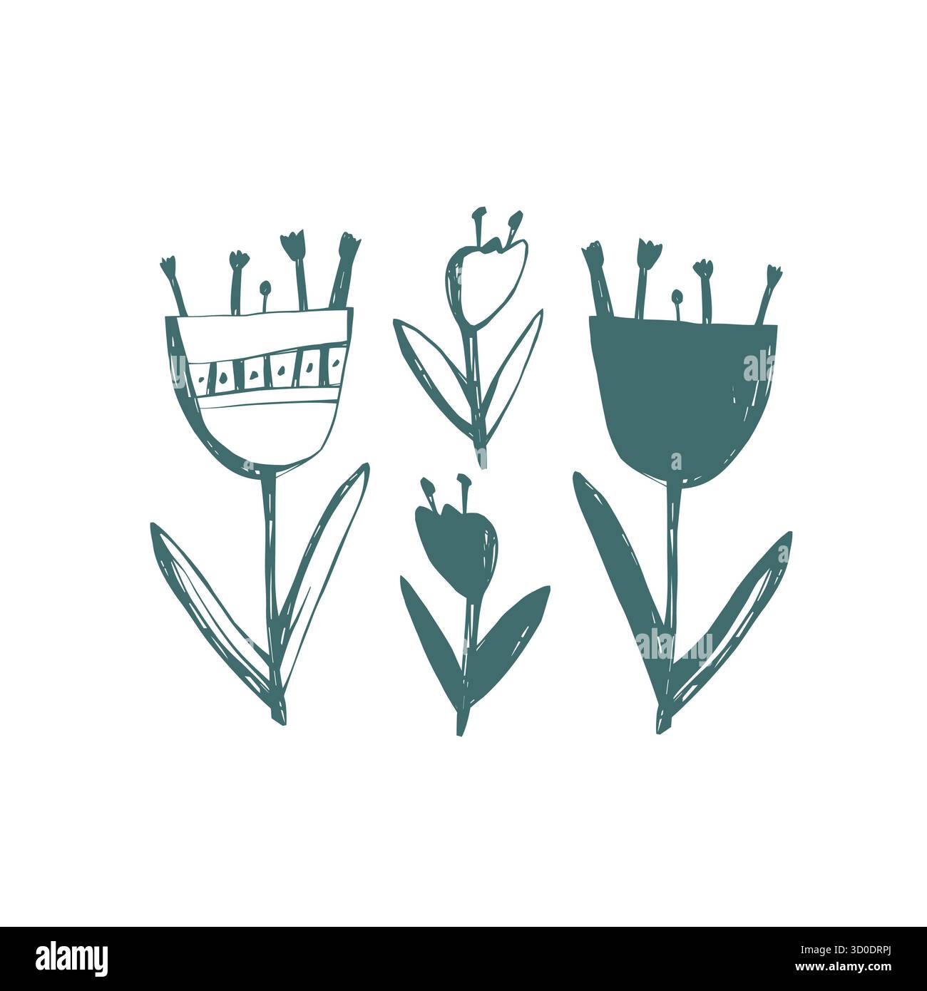 Rustic tulip Stock Vector Images - Alamy