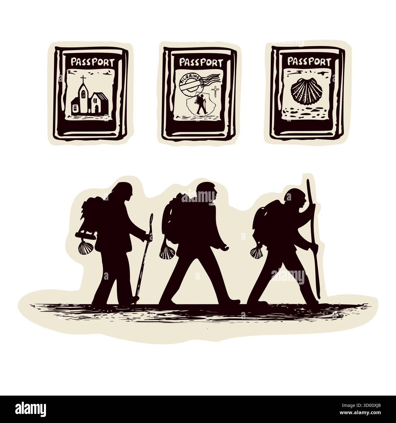 Pilgrim church christian Stock Vector Images - Alamy