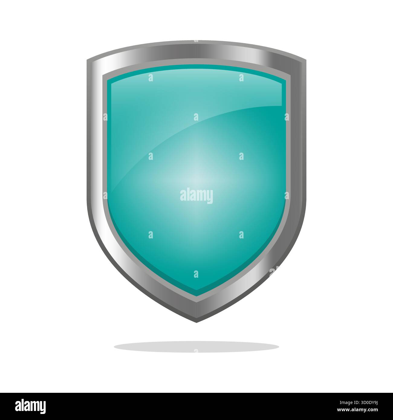 Security shield illustration. Protection emblem icon. Safety defense ...