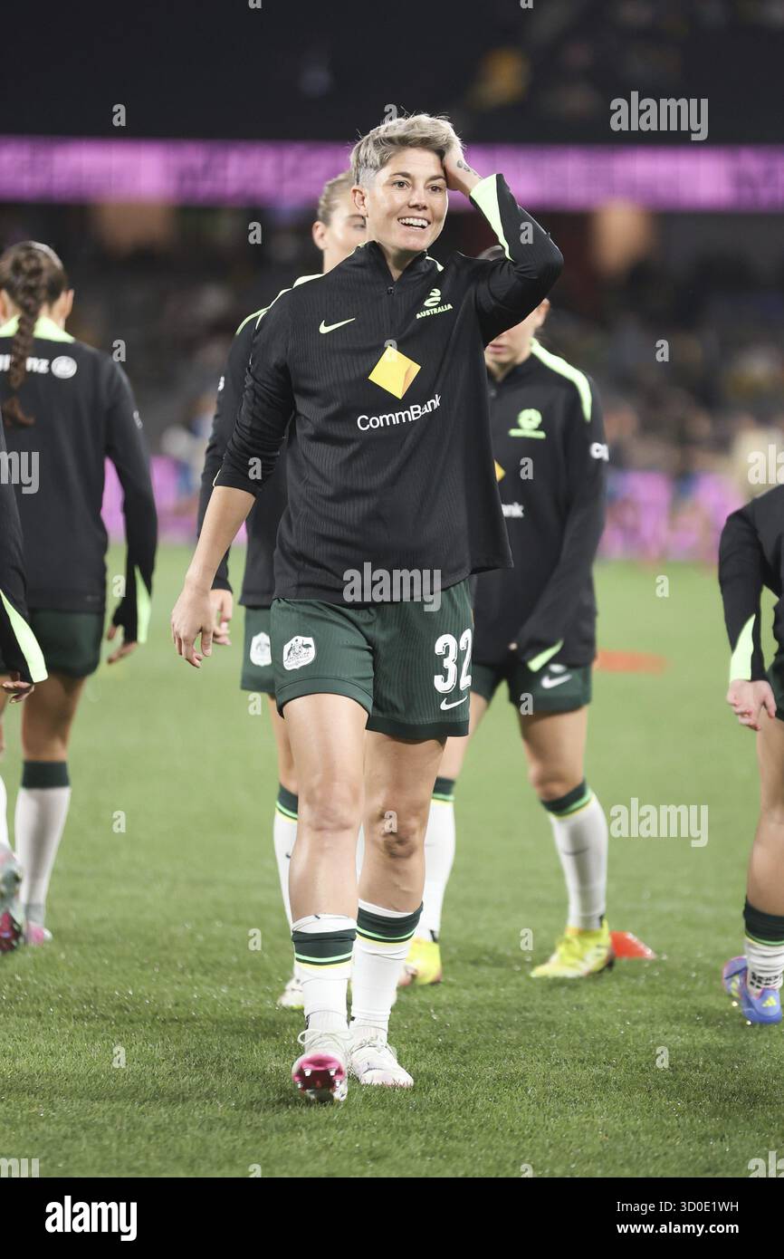 MELBOURNE, AUSTRALIA - MAY 30: Michelle Heyman of Australia during ...
