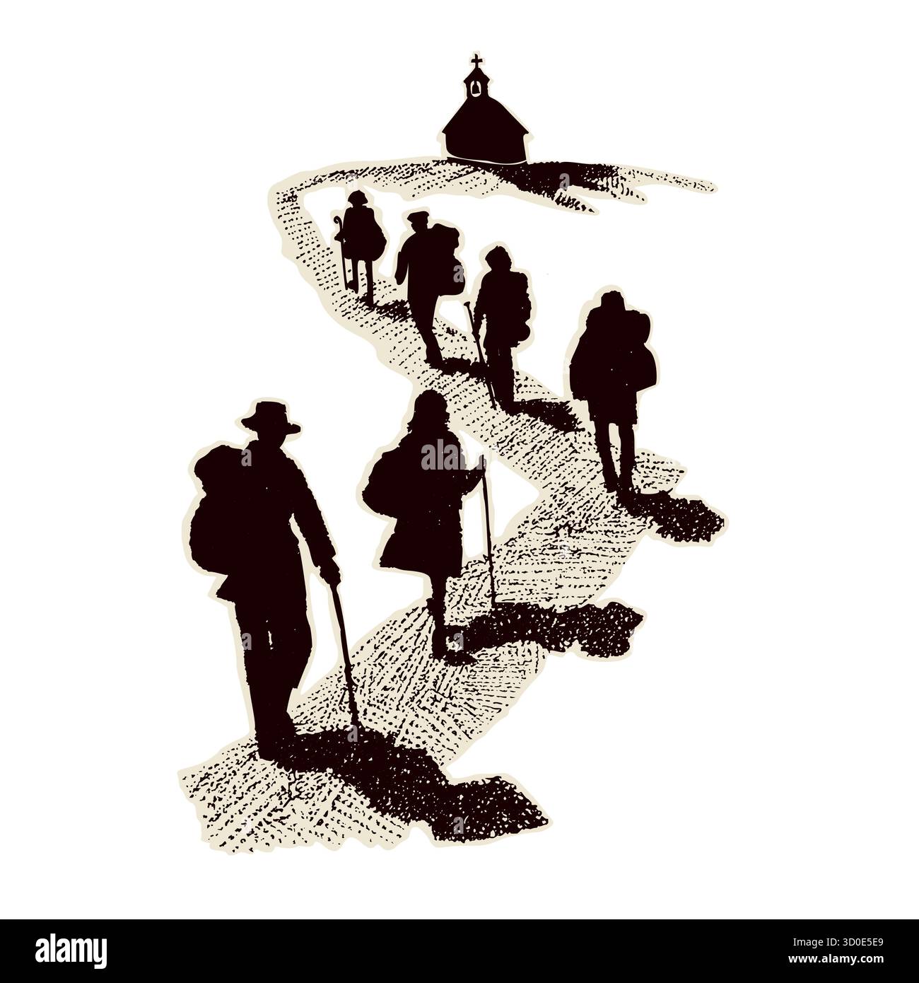 Chapel of man Stock Vector Images - Alamy