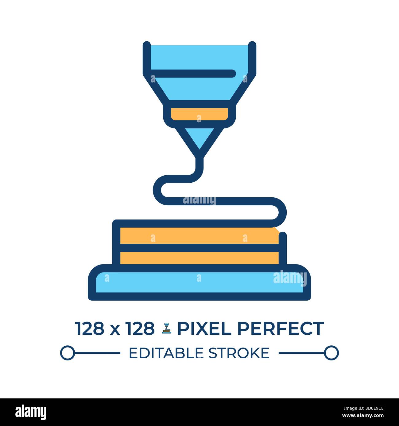 3d printing technology outline Stock Vector Images - Alamy