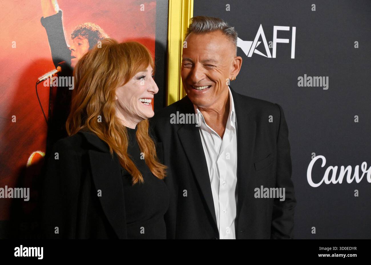 Los Angeles, United States. 22nd Oct, 2025. Bruce Springsteen (L) and ...