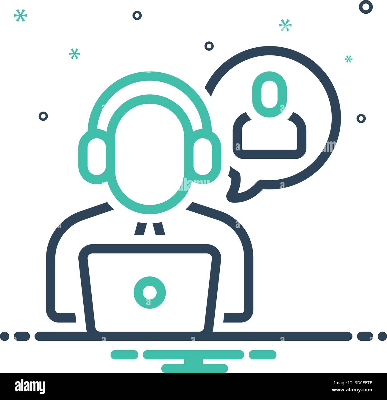 Customer interaction vector vectors hi-res stock photography and images ...