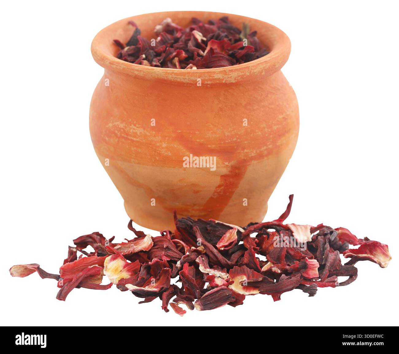 Roselle tea in white Cut Out Stock Images & Pictures - Alamy