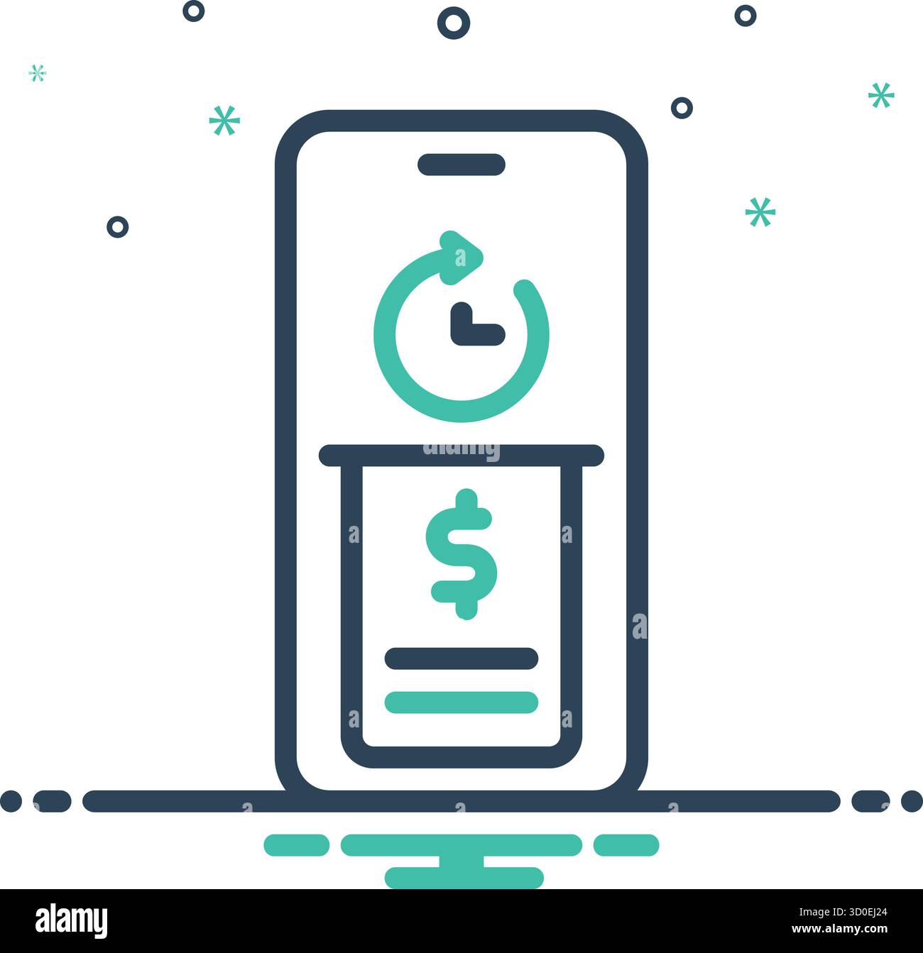Payment history icon Stock Vector Images - Alamy