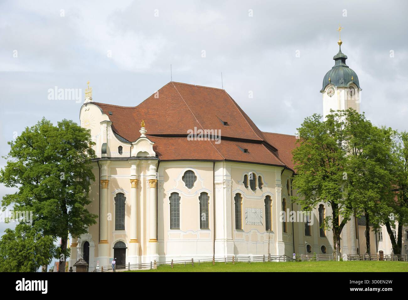 Pilgrimage Church of Wies, Bavaria, Germany. UNESCO World Heritage Site ...
