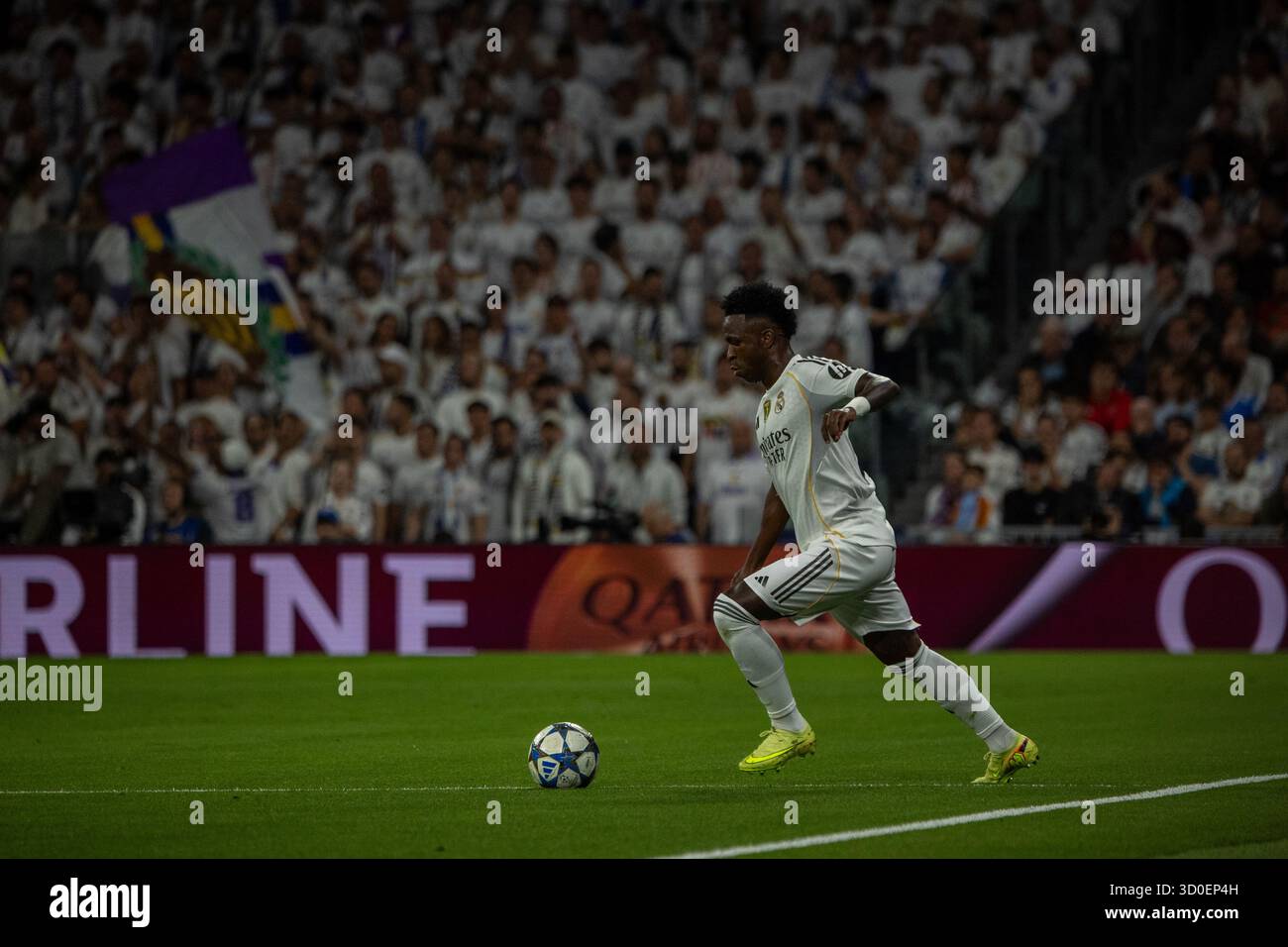 Vinicius Jr., Real Madrid in action during the UEFA Champions League ...