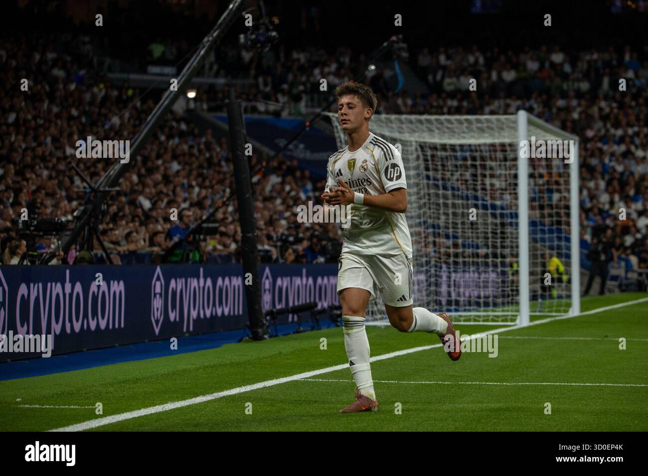 Arda Güler, Real Madrid in action during the UEFA Champions League ...
