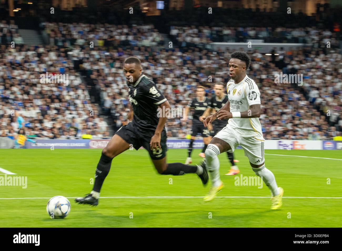 Vinicius Jr., Real Madrid in action during the UEFA Champions League ...