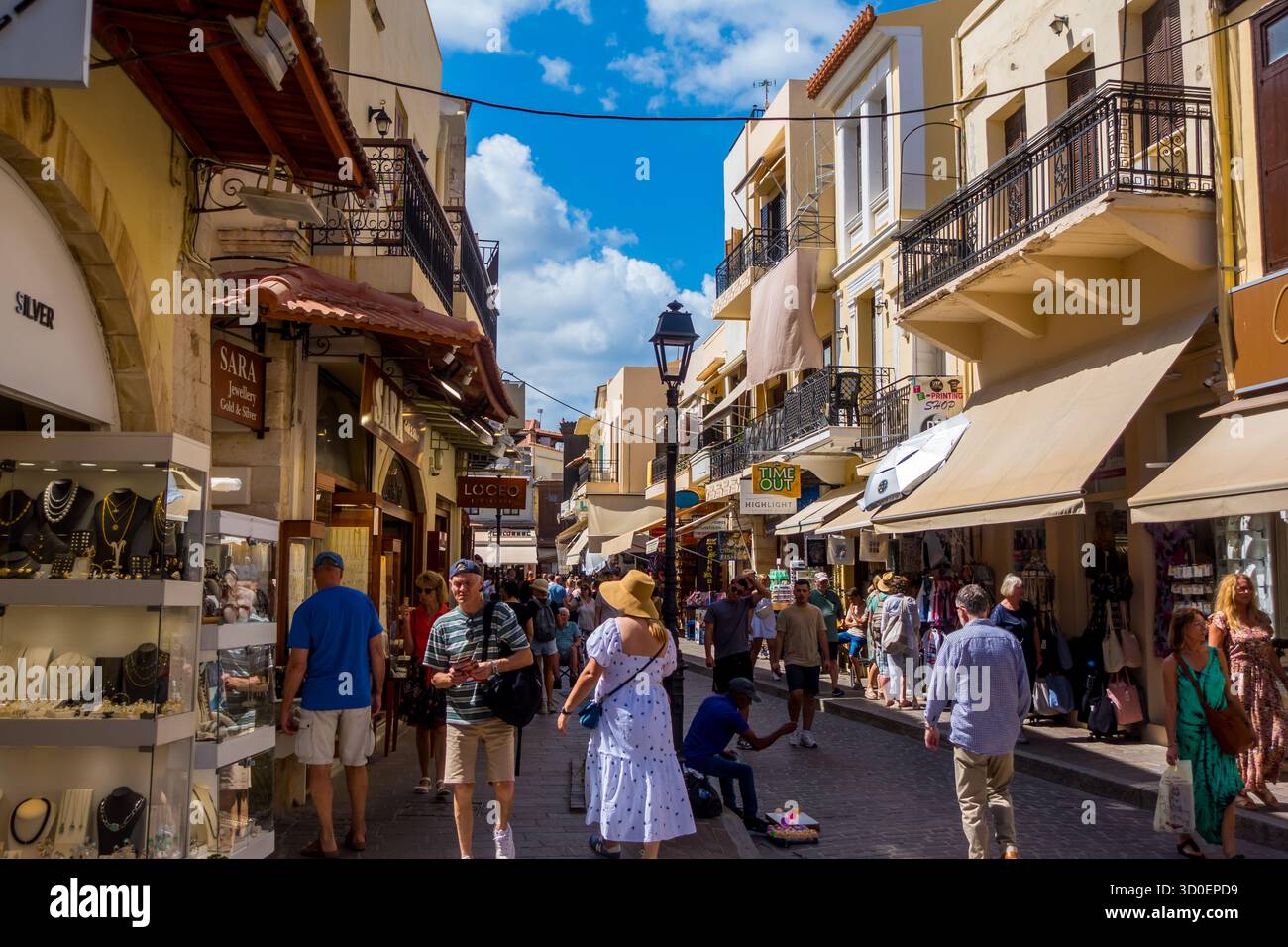The Old Town of Rethimno (Crete), Greece Stock Photo - Alamy