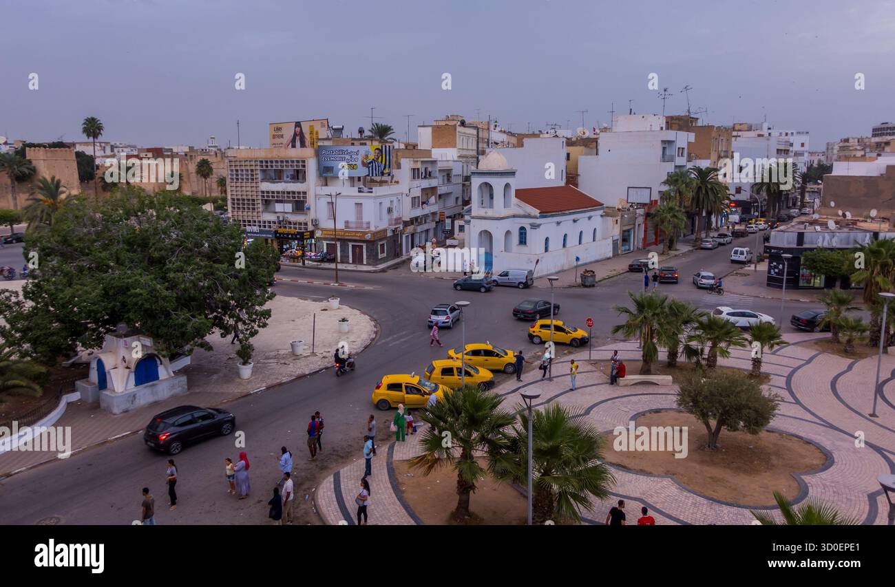 Aerial view of central Sfax, Tunisia Stock Photo - Alamy