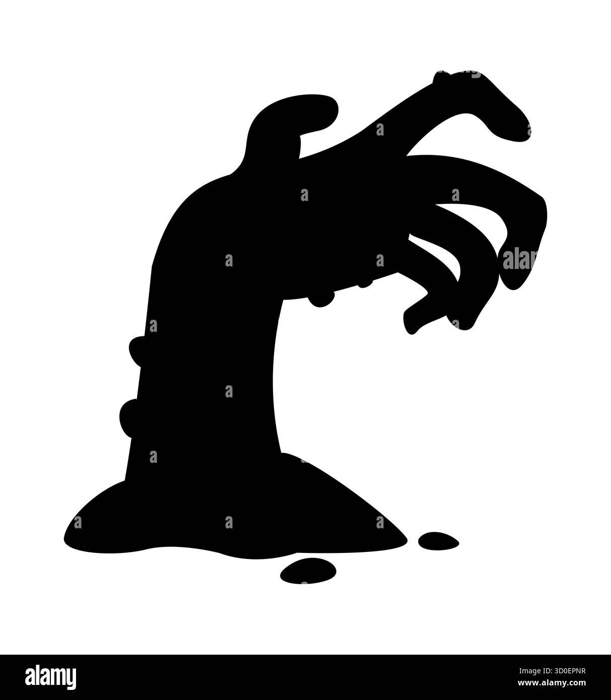Halloween ghost shape hand Stock Vector Images - Alamy