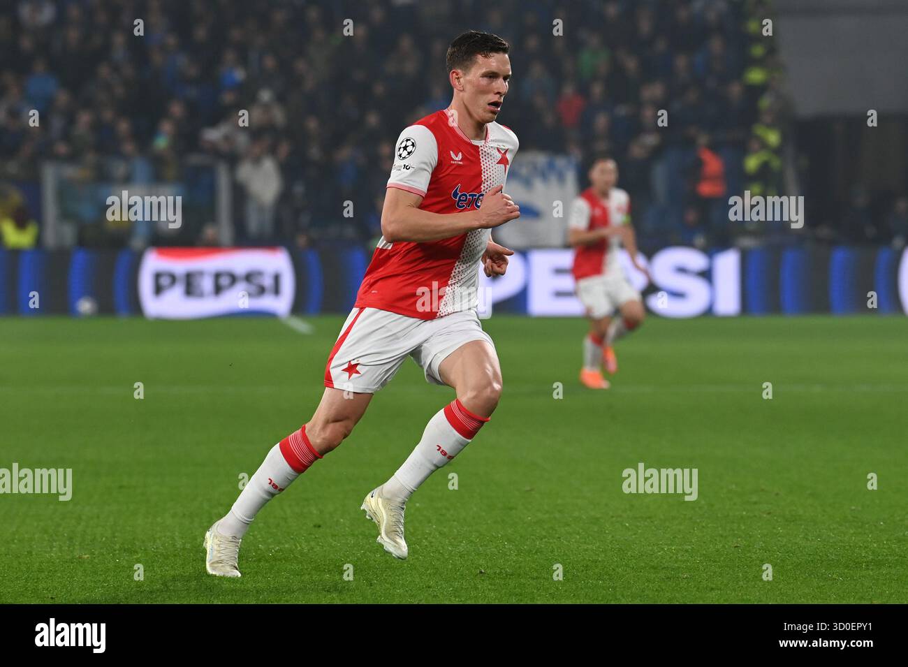 Lukas Provod (Slavia Praga) in action during Atalanta BC vs SK Slavia ...