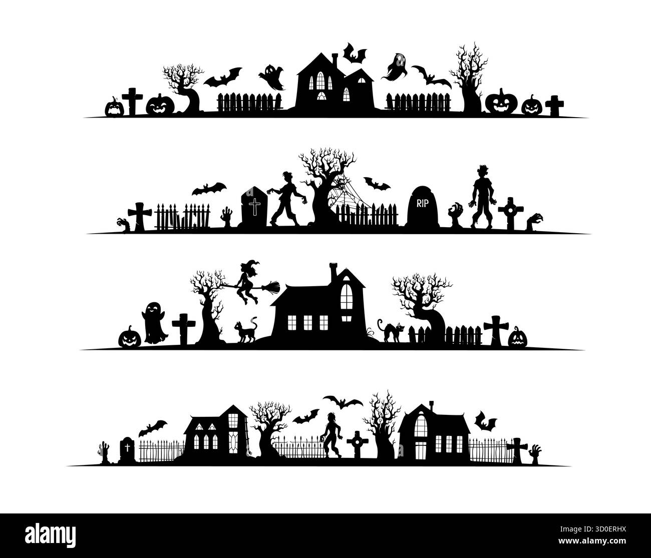 Eerie house Cut Out Stock Images & Pictures - Alamy