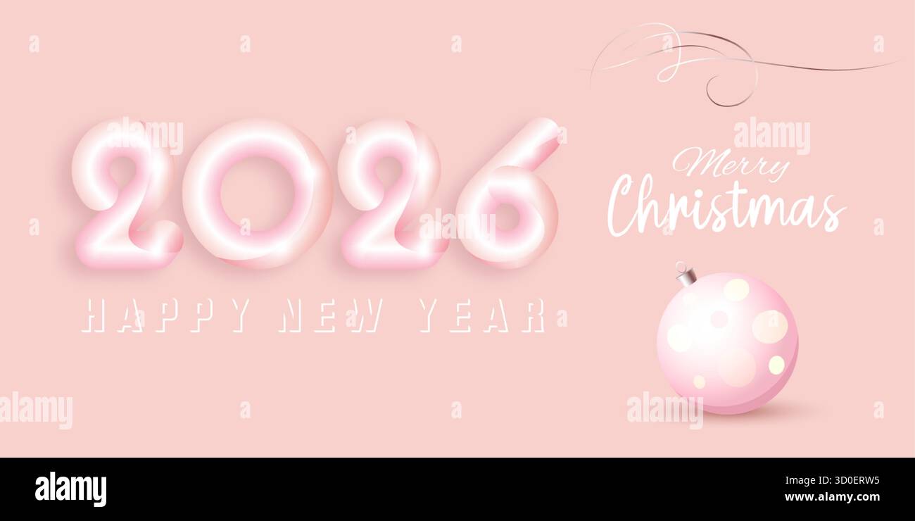 Festive concept new year 2026 Stock Vector Images - Alamy