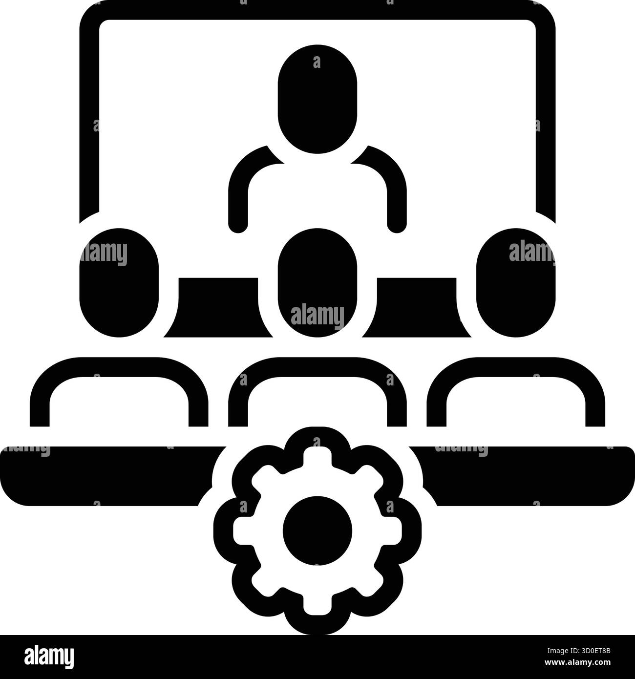 Icon skills training Black and White Stock Photos & Images - Alamy