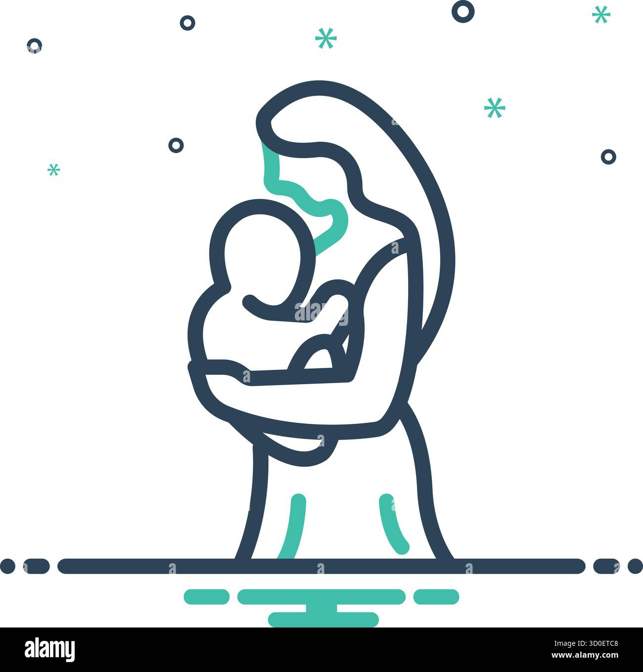Newborn baby in neonatal Stock Vector Images - Alamy