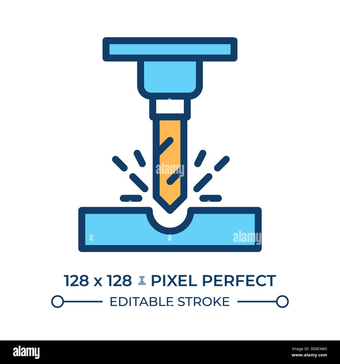 Precise machining Stock Vector Images - Alamy