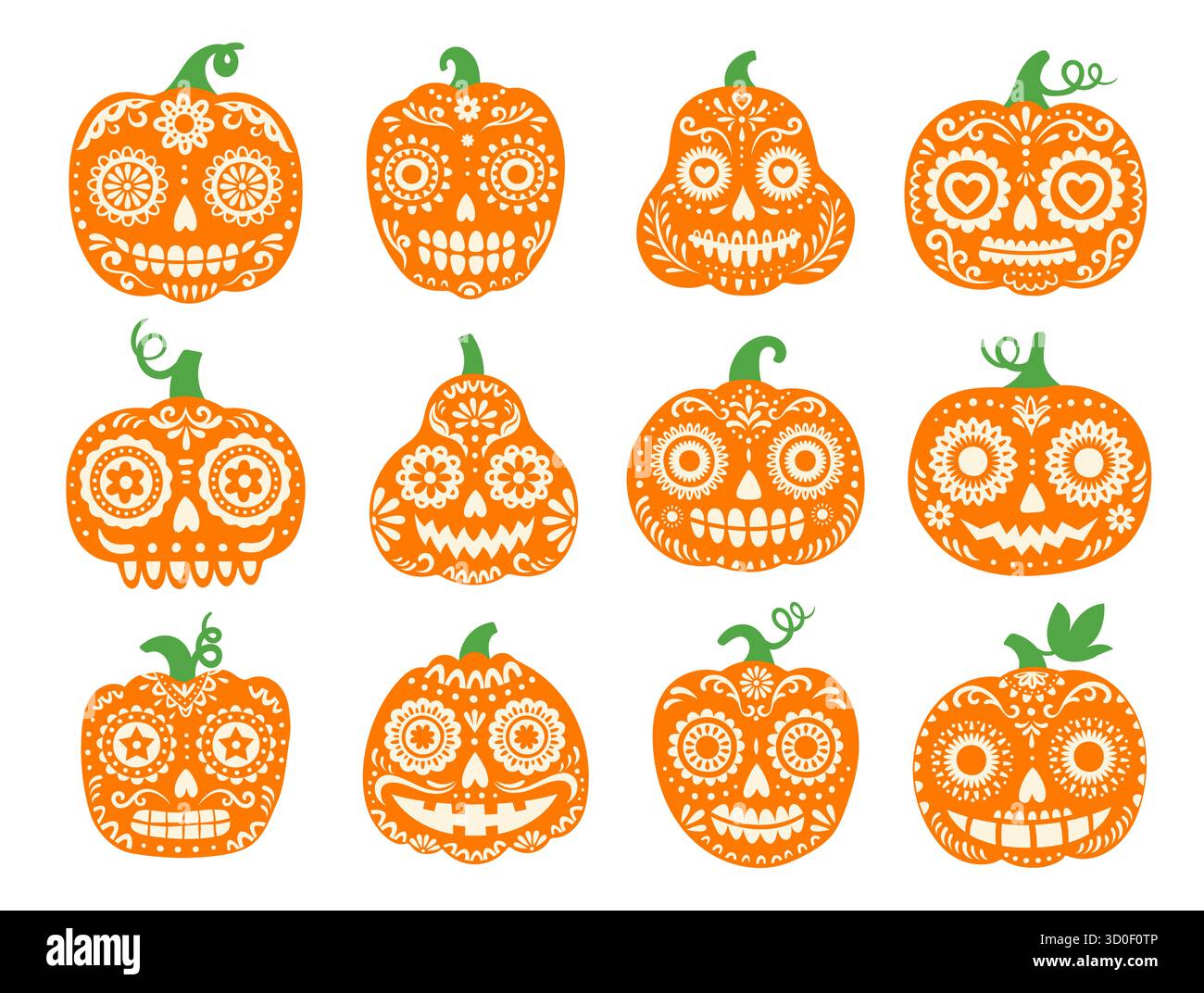 Carved floral pattern Cut Out Stock Images & Pictures - Alamy