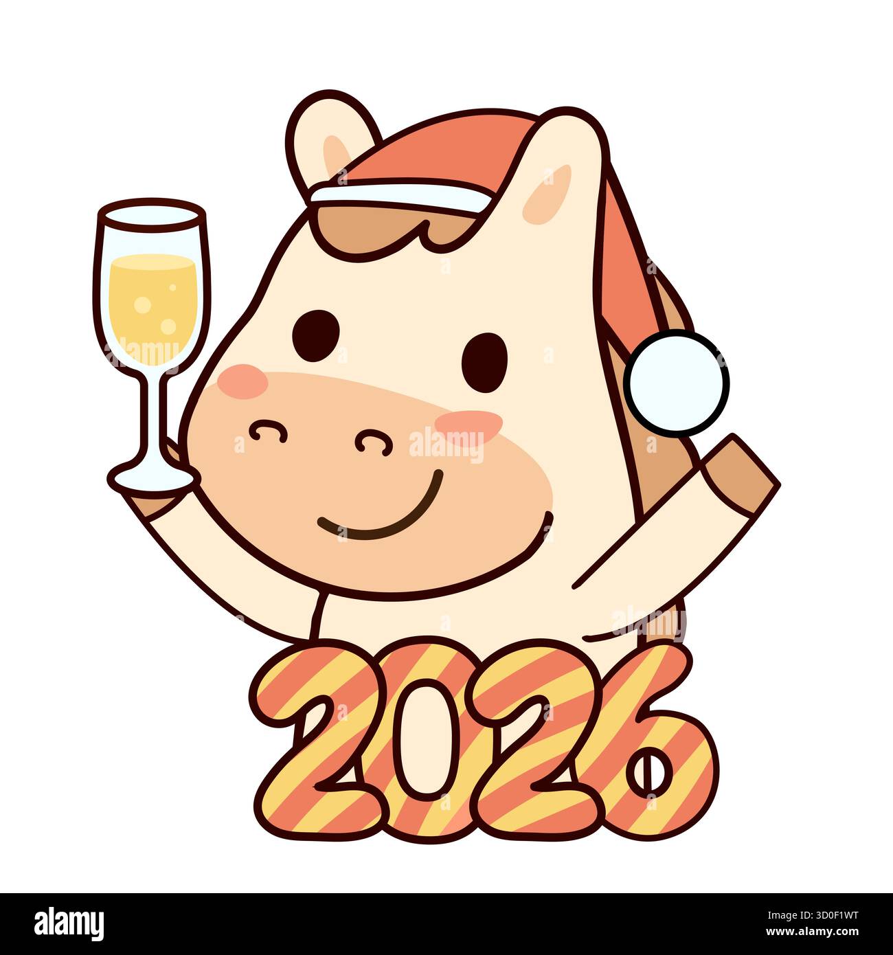 Festive new year 2026 animation Cut Out Stock Images & Pictures - Alamy