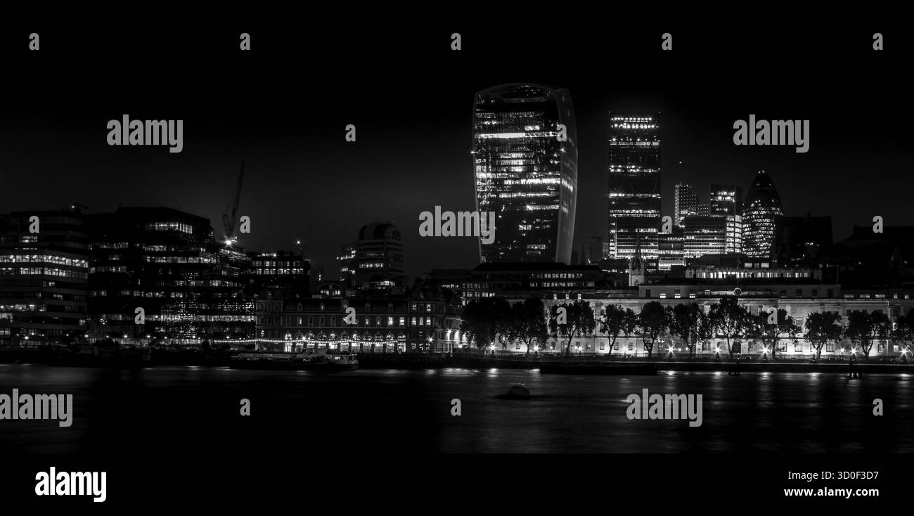 London view looking down Black and White Stock Photos & Images - Alamy