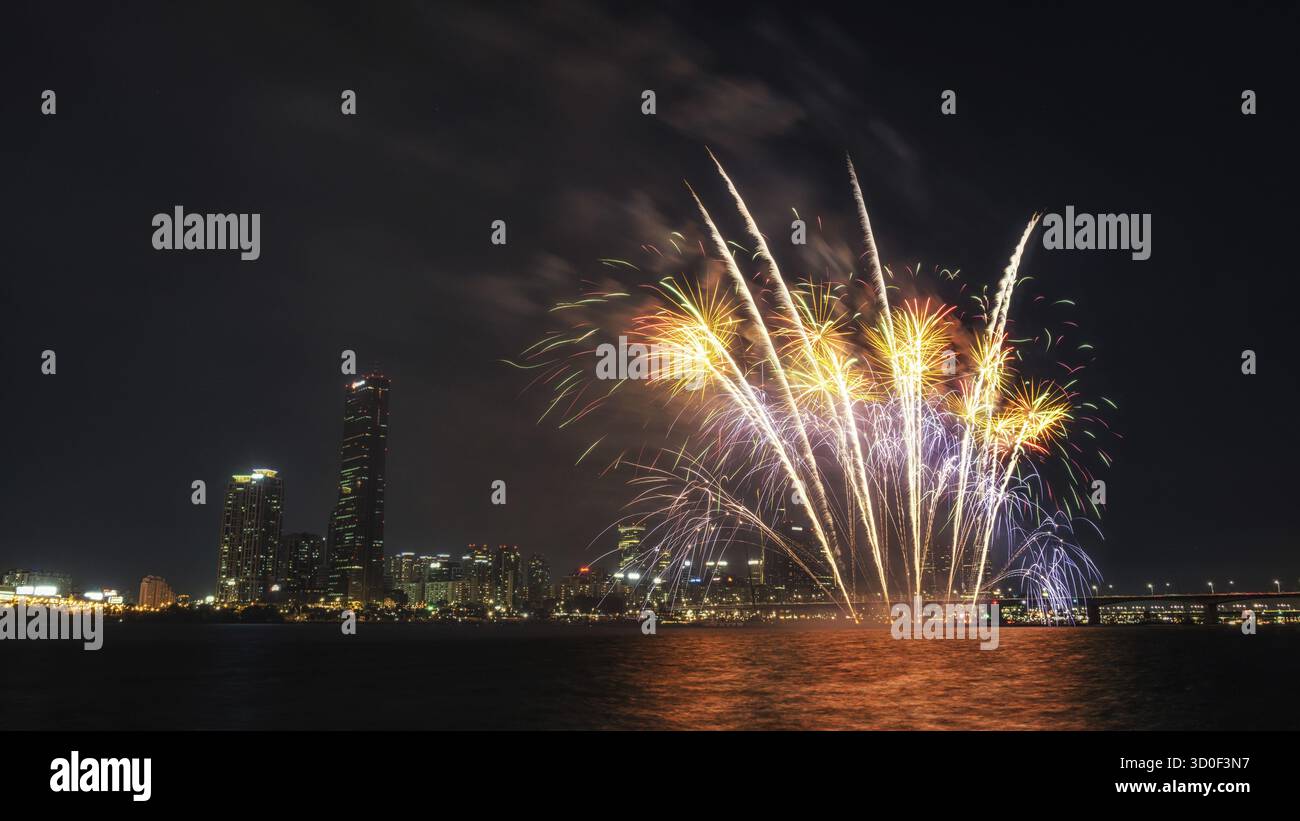Seoul International fireworks festival taken over han river with the ...