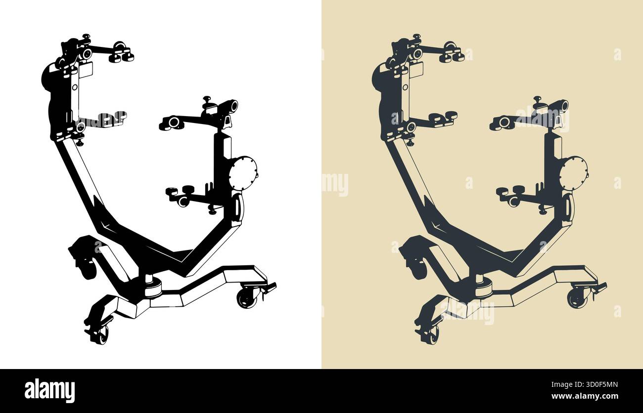 Repair trolley Stock Vector Images - Alamy