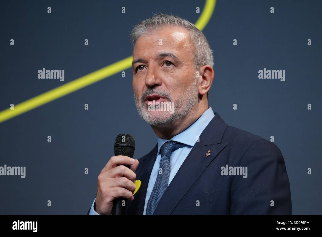 Barcelona mayor Jaume Collboni attends the Tour de France 2026 cycling ...