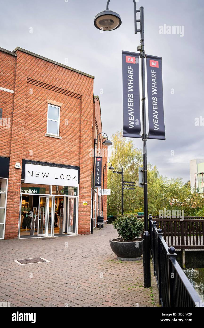 Store front view of a New Look shop in Kidderminster's Weavers Wharf ...
