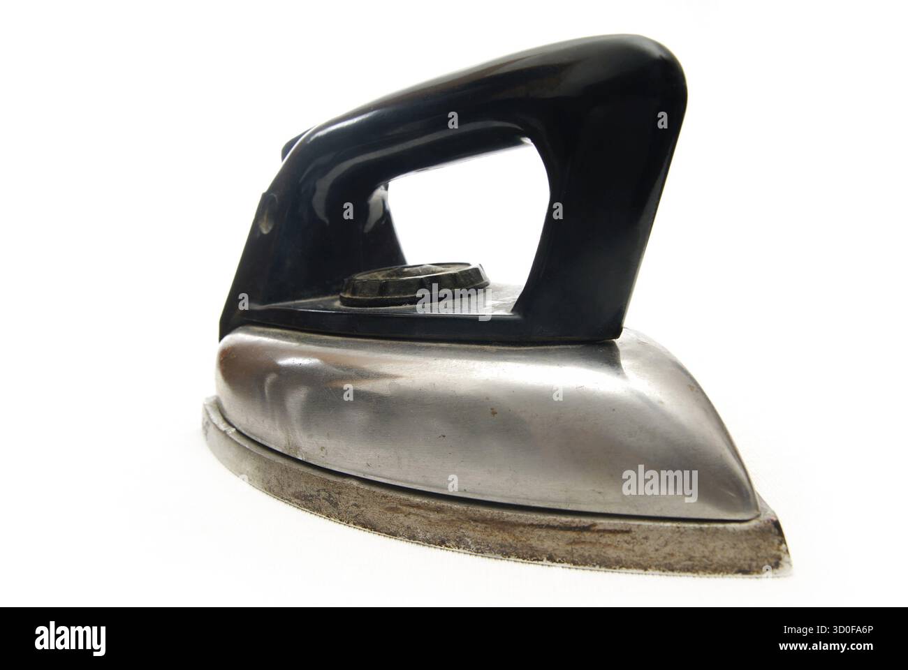 Photo of the rusty iron on the white background Stock Photo - Alamy