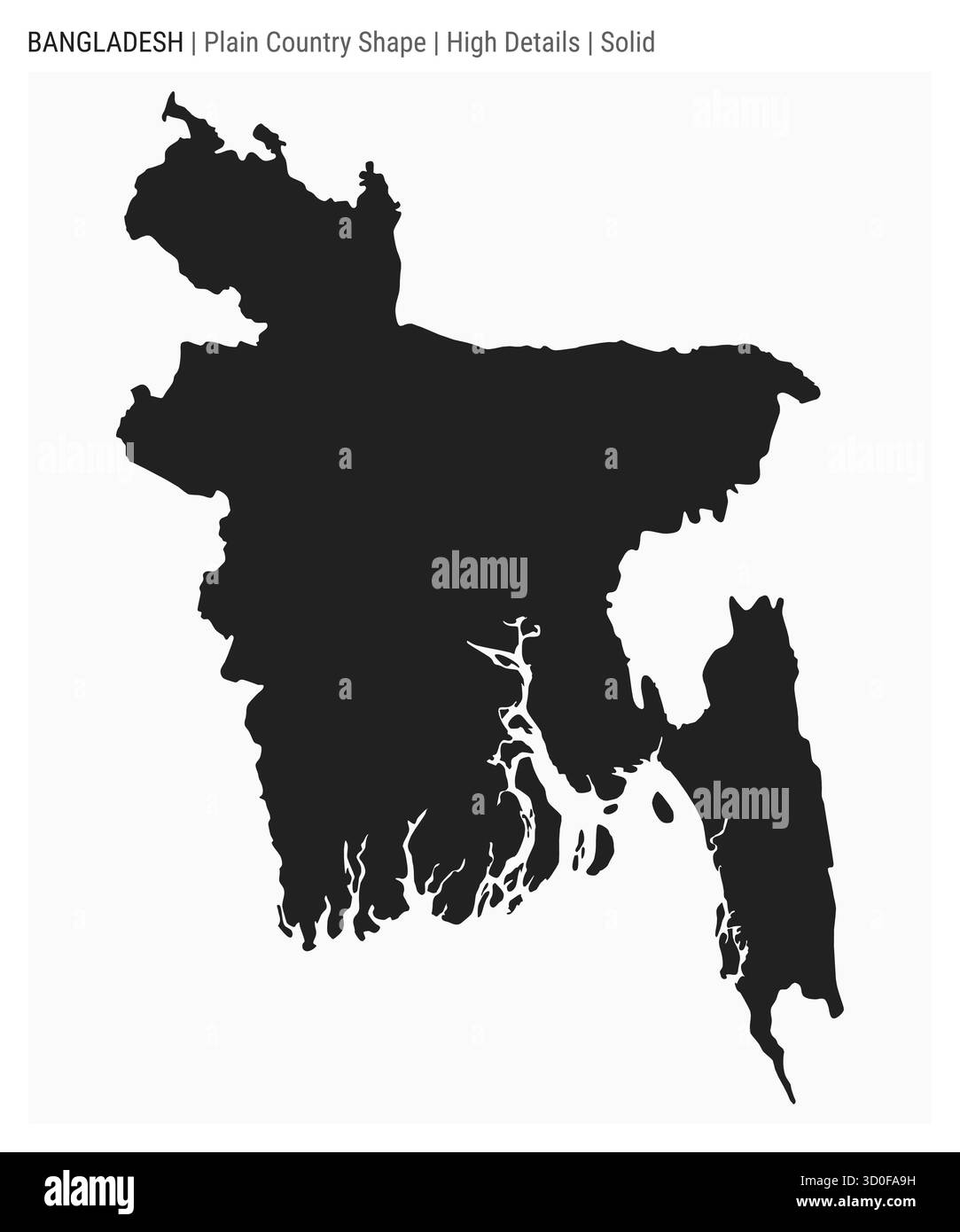 Bangladesh map outline Black and White Stock Photos & Images - Alamy
