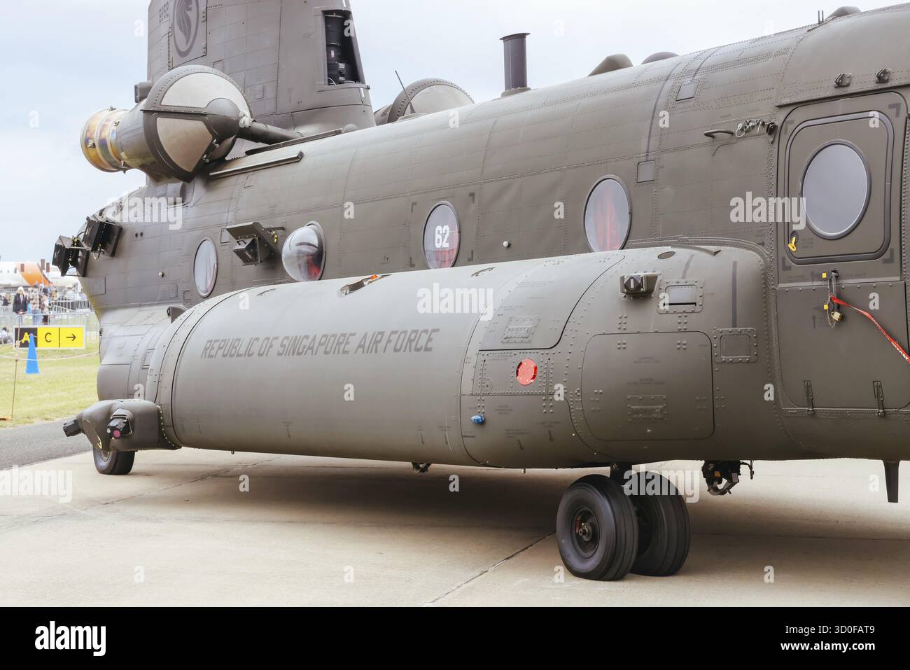 MELBOURNE, AUSTRALIA - MARCH 29: A Boeing CH-47F Chinook from the ...
