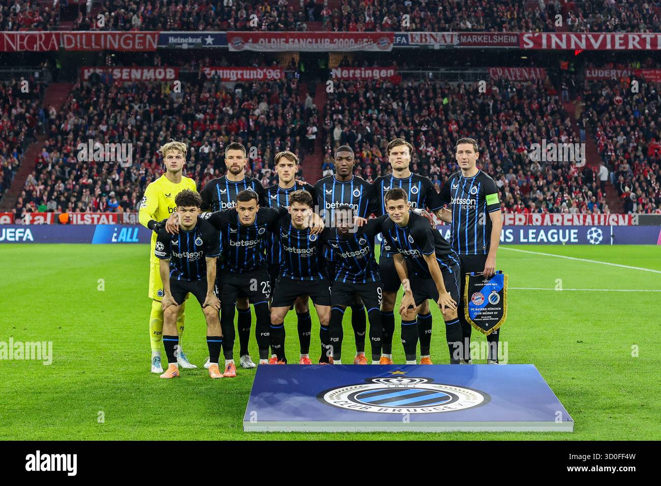 Team of Club Brugge seen during the UEFA Champions League 2025/2026 ...