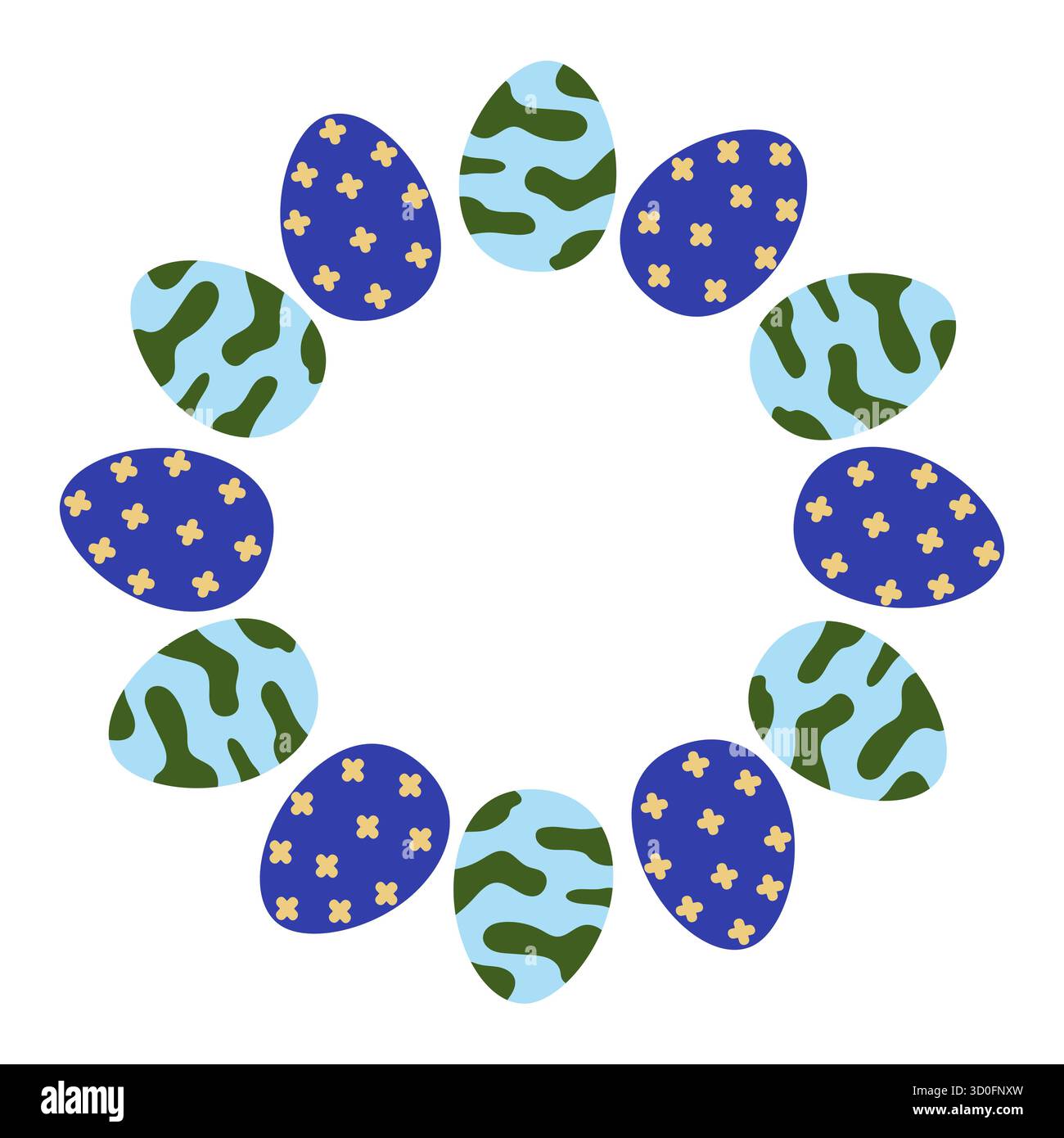 Floral shapes in various colors Cut Out Stock Images & Pictures - Alamy