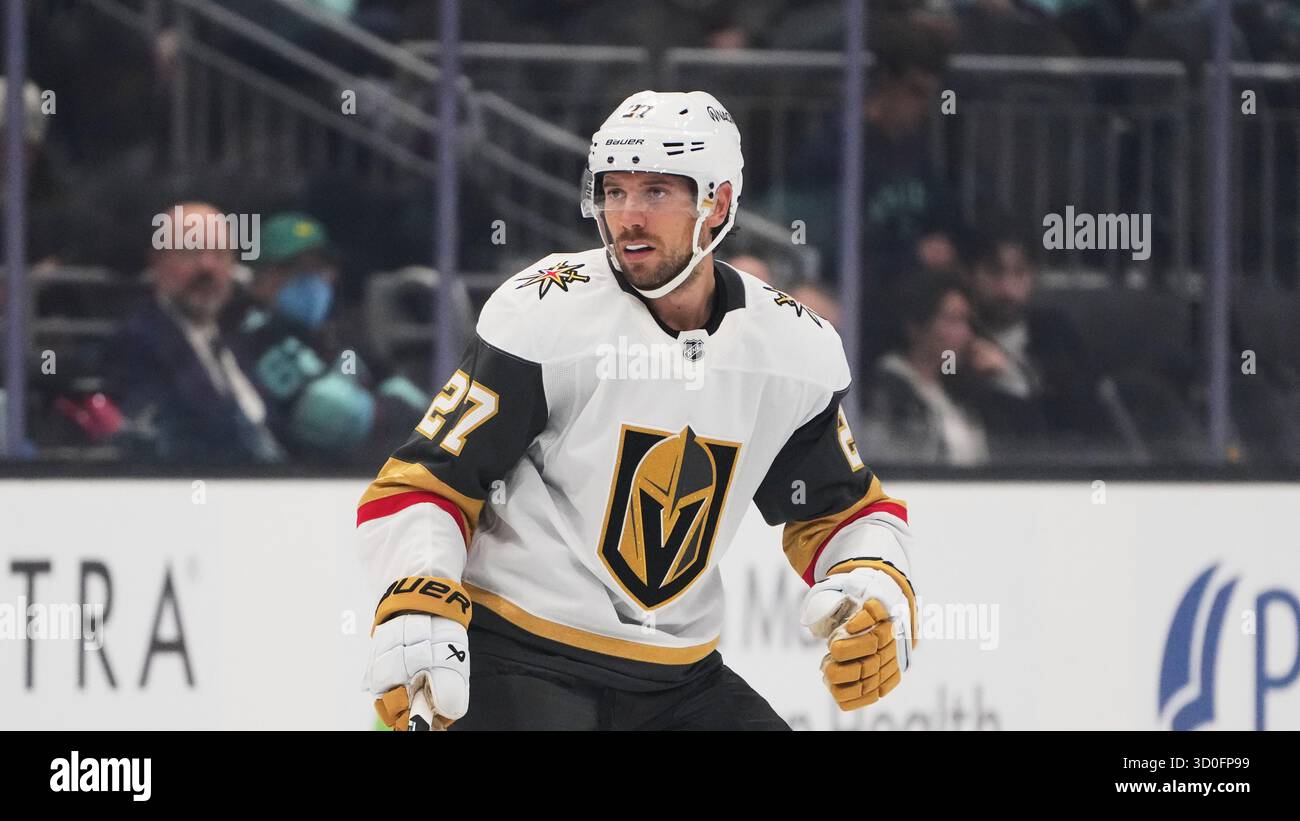 Vegas Golden Knights defenseman Shea Theodore in action against the ...