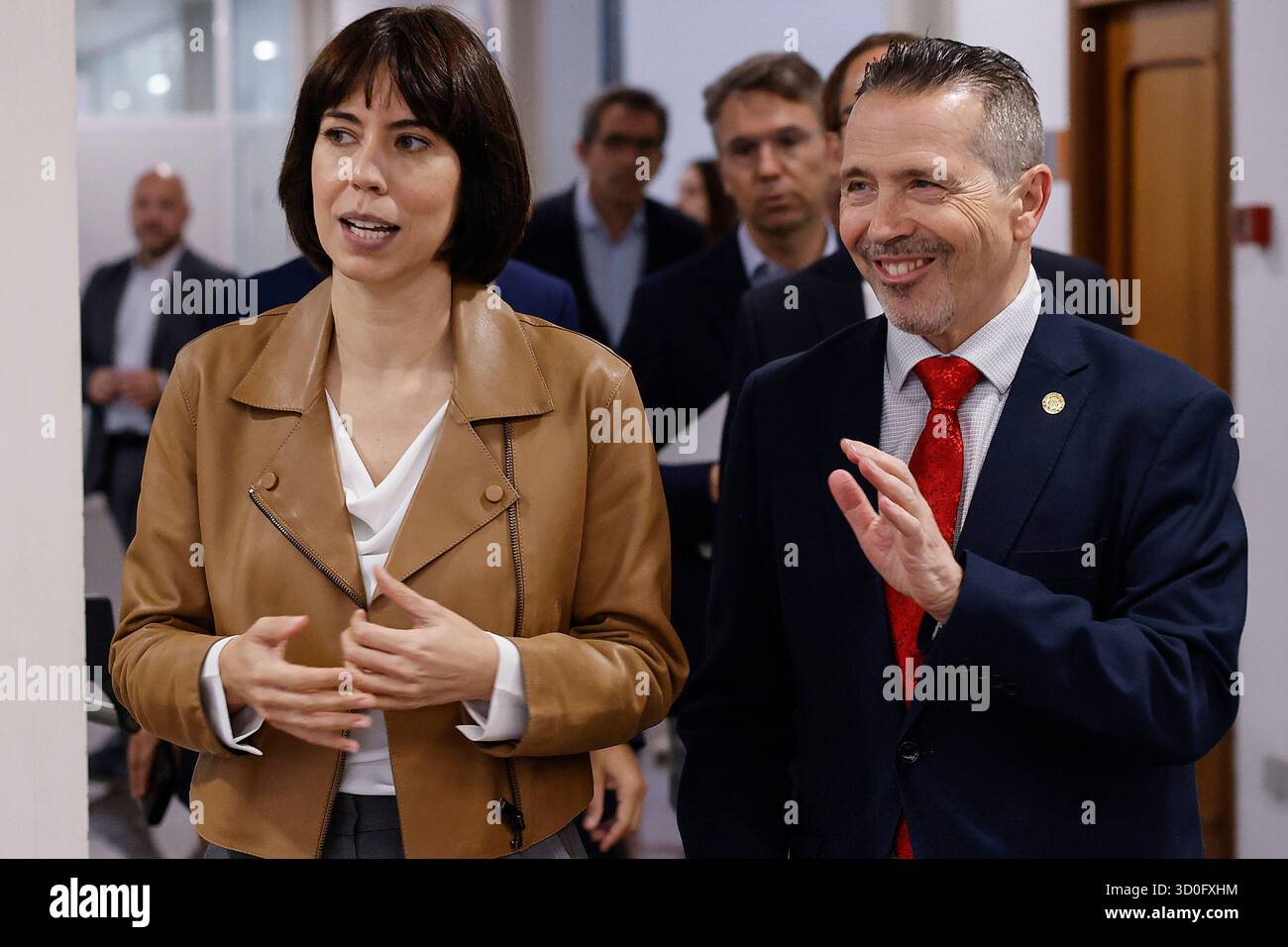 The Minister of Science, Innovation and Universities, Diana Morant, and ...